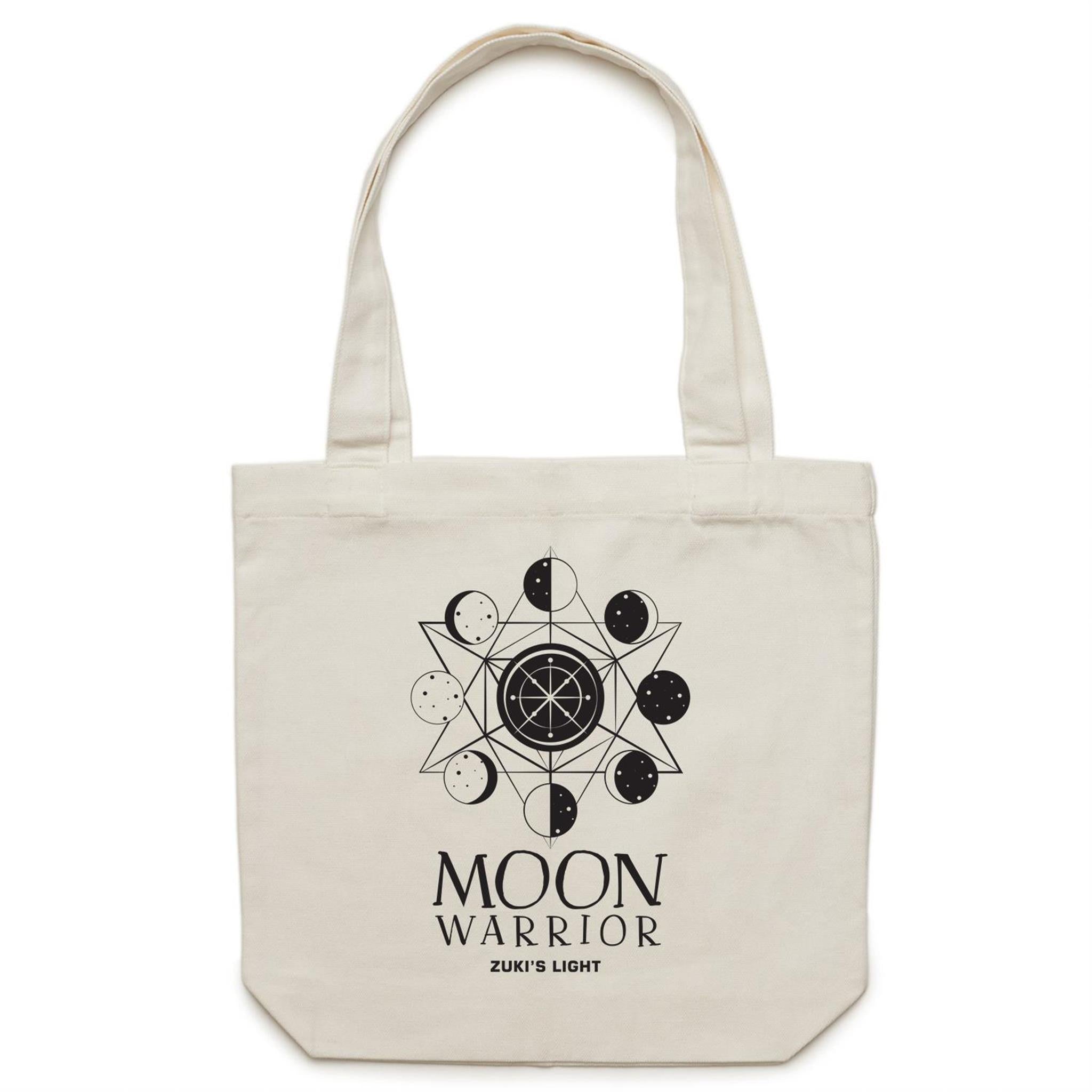 Moon Warrior- AS Colour - Carrie - Canvas Tote Bag – Zuki's Light